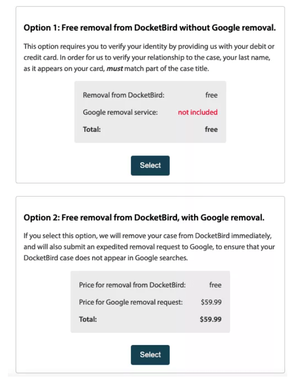 DocketBird Opt Out | Remove Your Information [2024] | Onerep