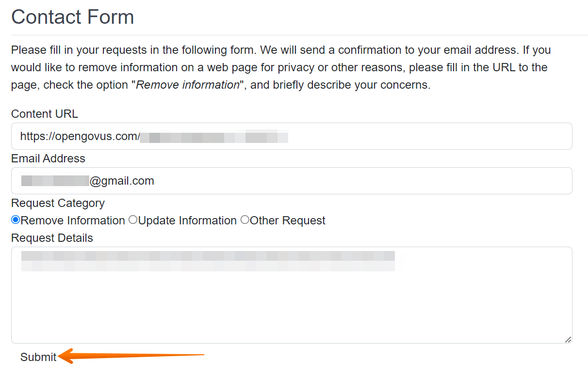 Delete OpenGovUS Account | Opt Out Guide [2024] | Onerep