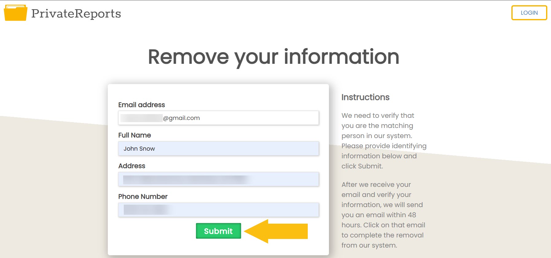 PrivateReports.com Opt Out & Removal | How To Guide [2024] | Onerep
